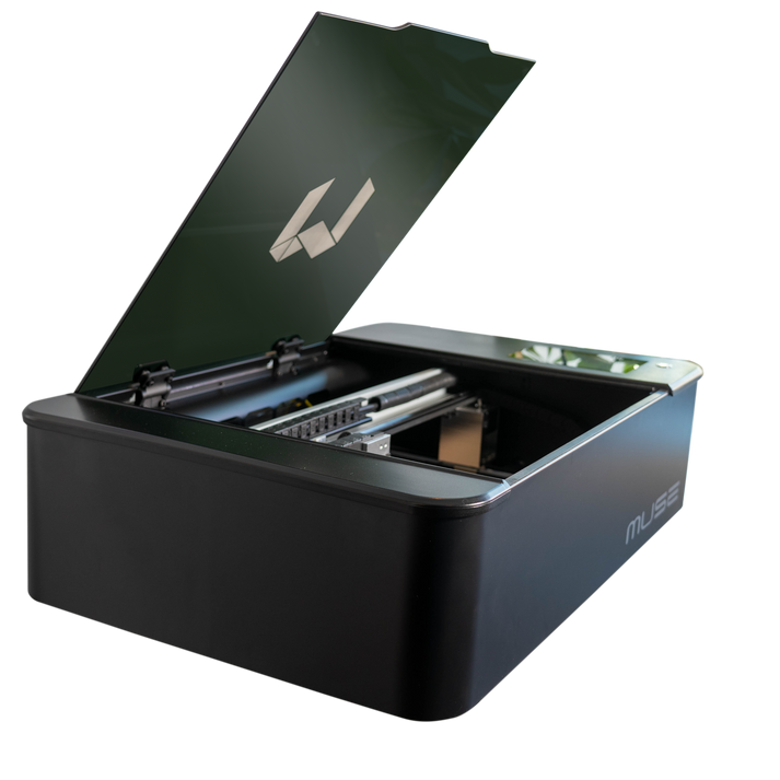 Muse 3D Auto Focus 45W Laser Cutter with Cool Box – Inventables, Inc.