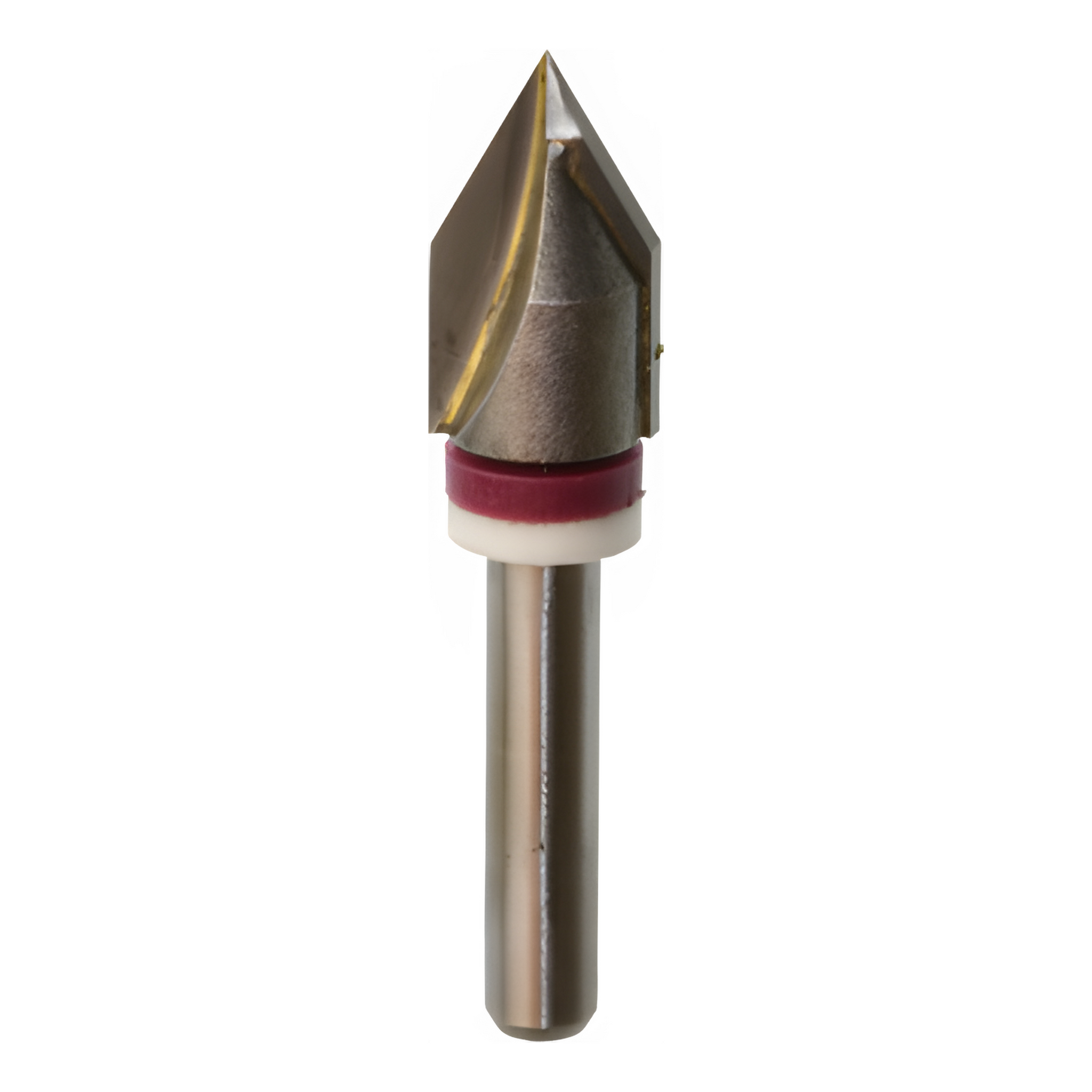 Carbide Tip V-Bit 60 Degree - 1/2 in Cutting x 1/4 in Shank ...